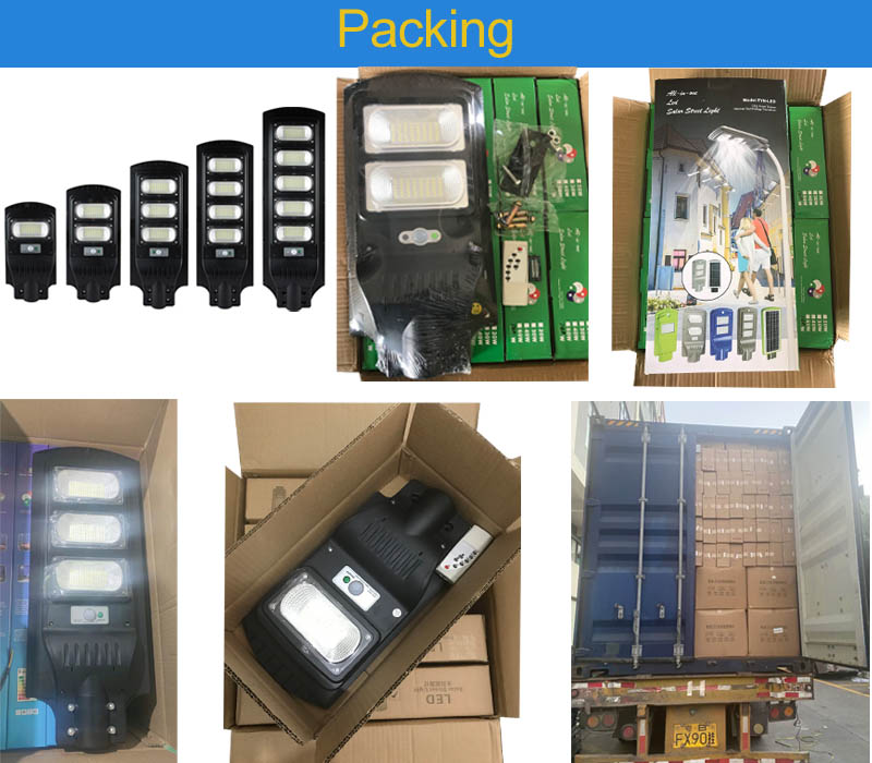 All in One Solar Led Street Light with Motion Sensor - Buy round solar ...