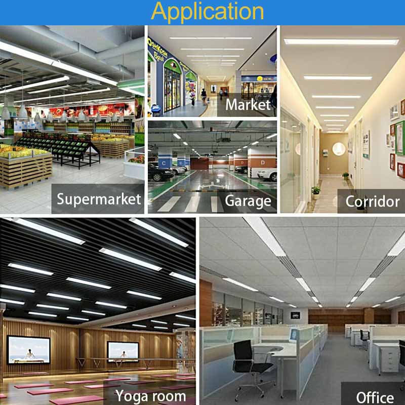 Square LED Batten Light - Buy waterproof batten light, Square LED ...